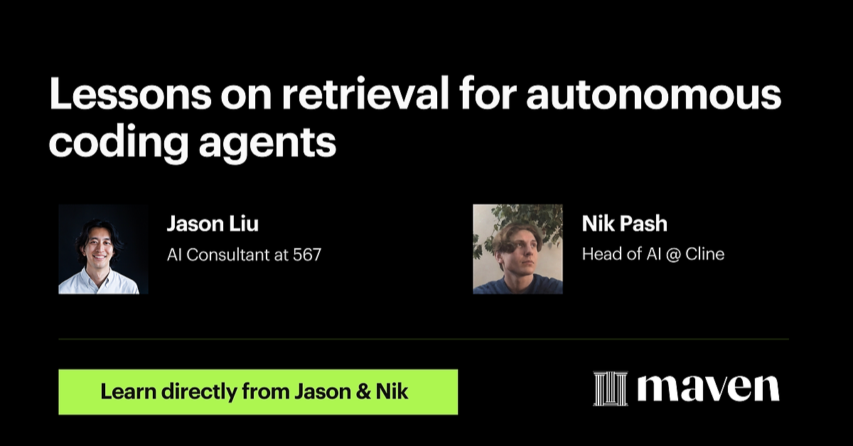 Lessons on retrieval for autonomous coding agents